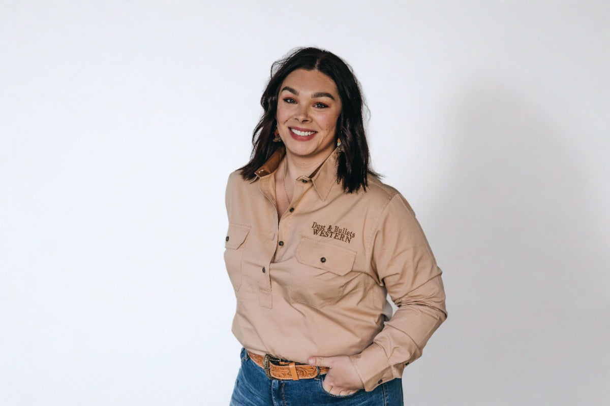 Ladies Western Work Shirts - Dust and Bullets Western – Dust & Bullets ...
